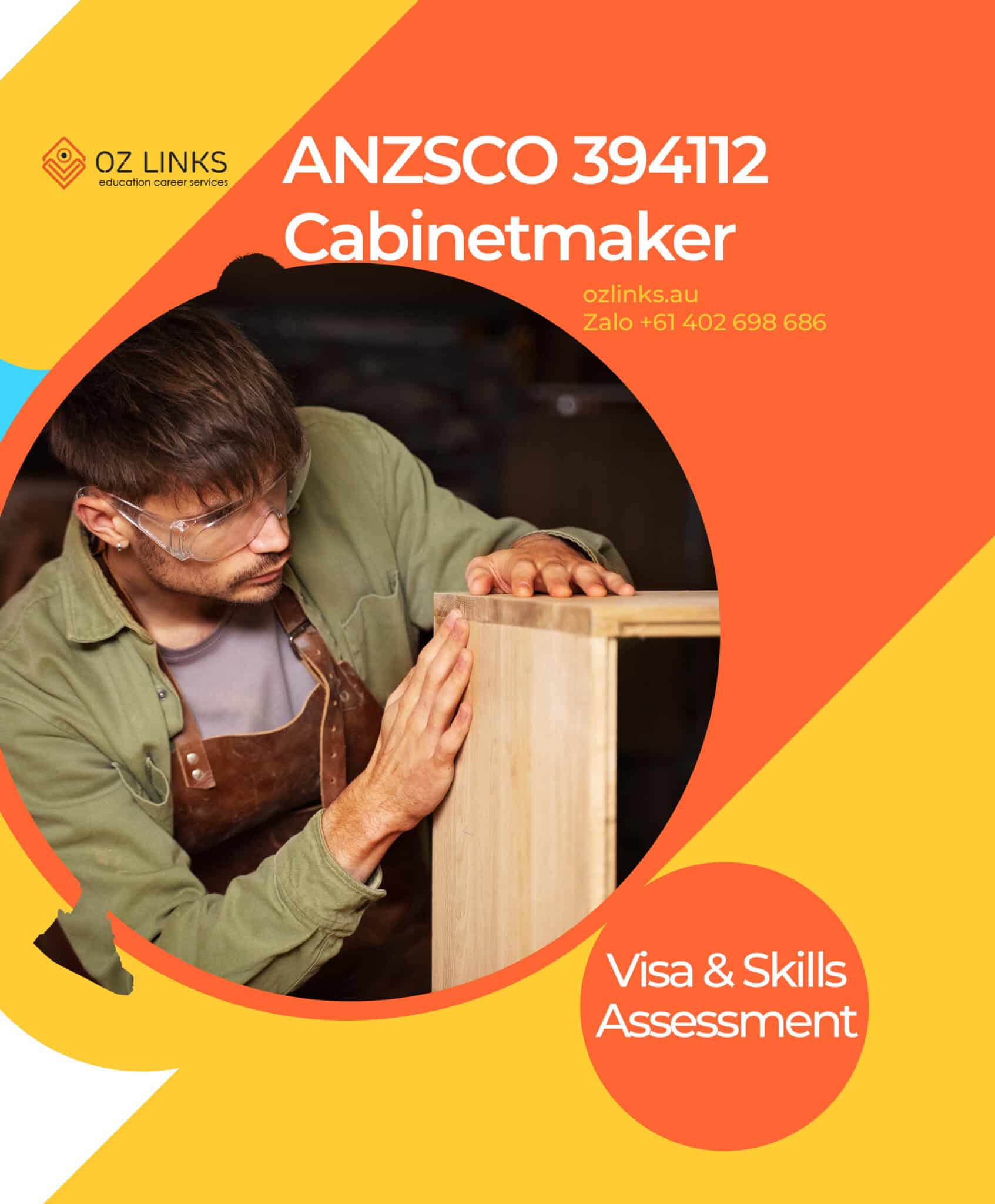 ANZSCO 394112 Cabinetmaker | Migration Skill Assessment & Visa